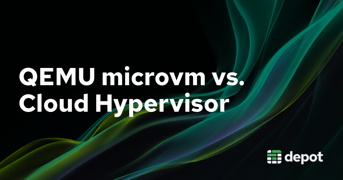 The differences between QEMU microvm and Cloud Hypervisor