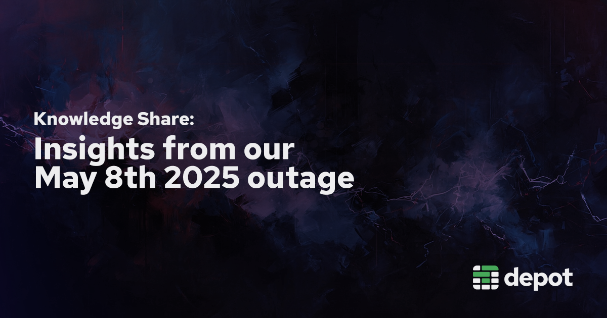 Knowledge share: Insights from our major outage on May 8th